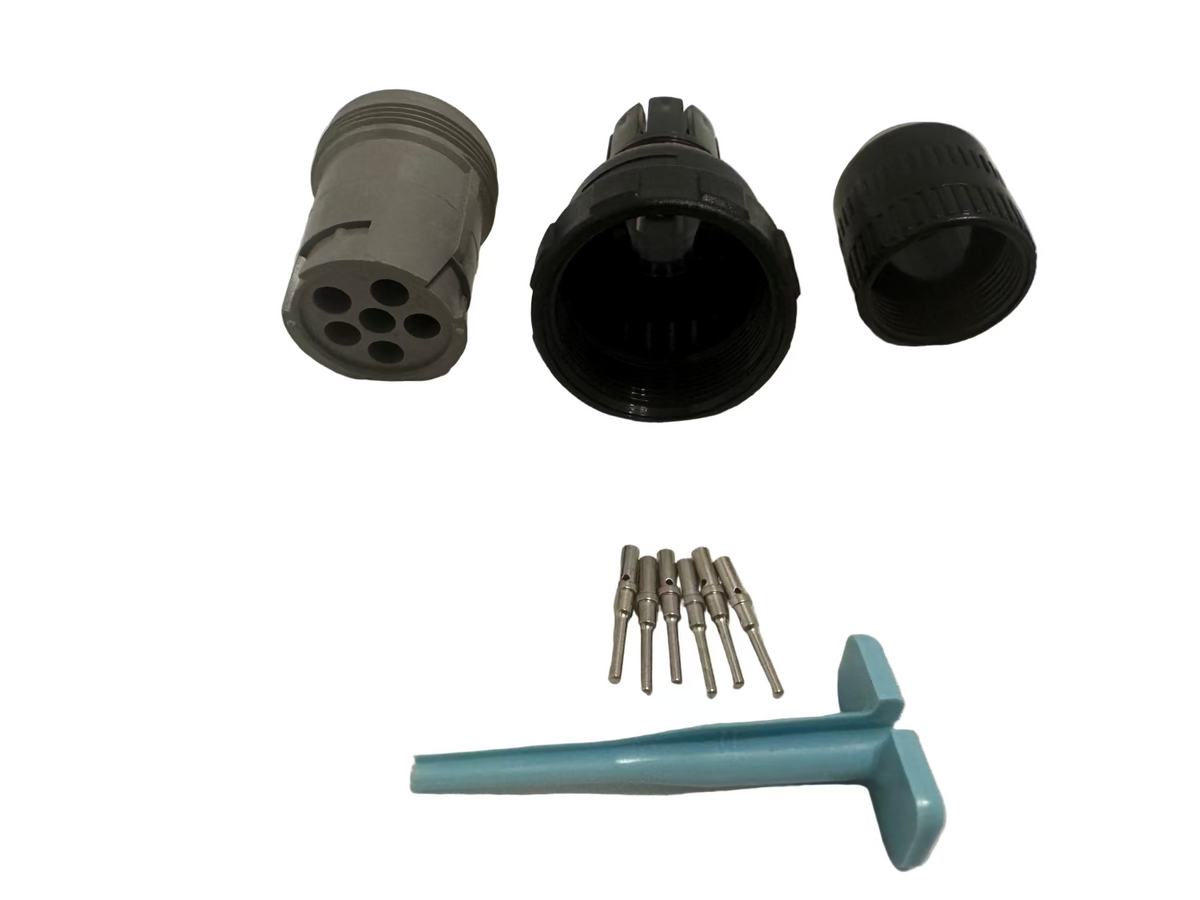 Connector | Deutsch 6 Pin Female Receptacle Kit - CID Attachment Side ...