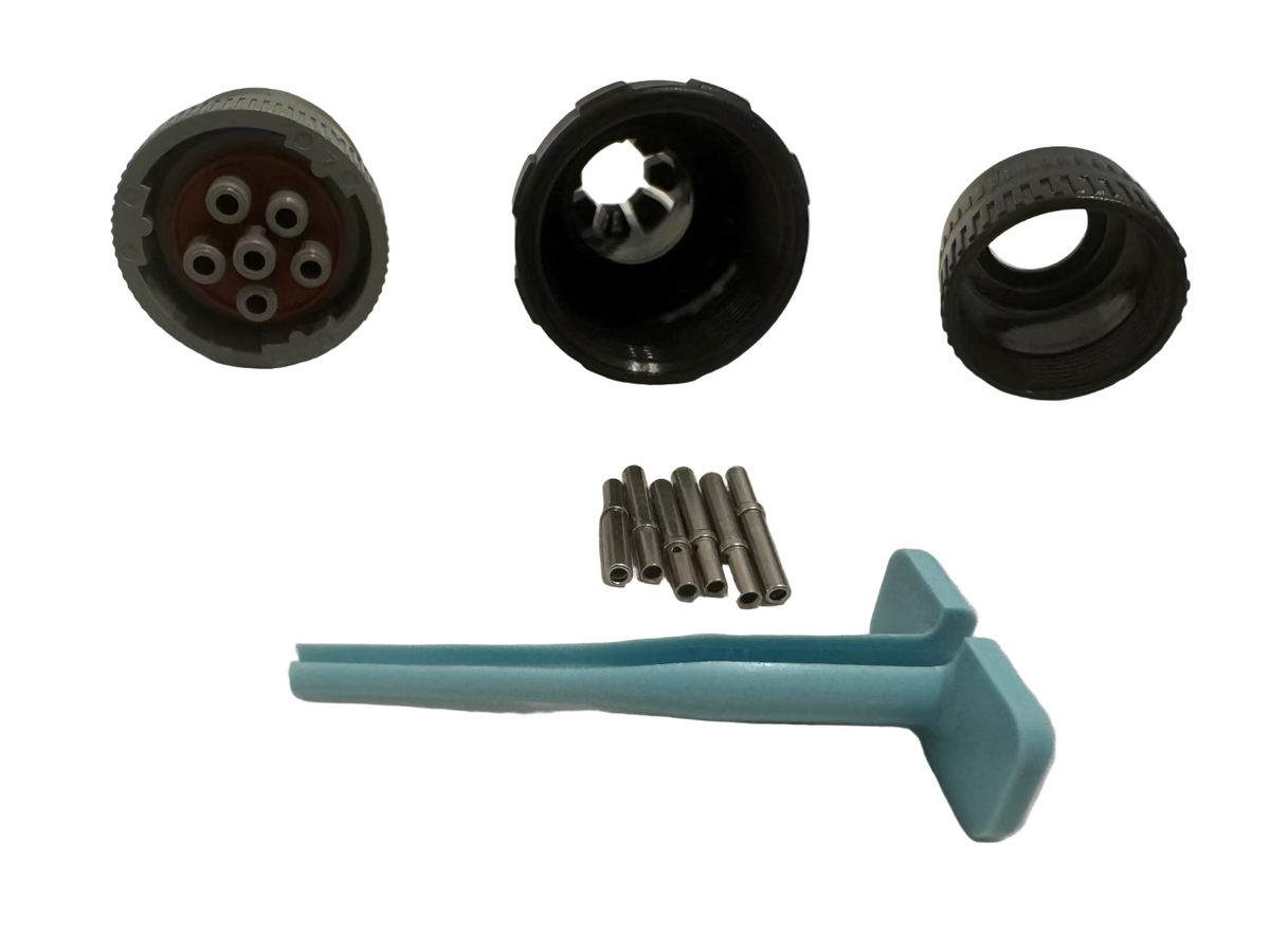 Connector | Deutsch 6 Pin Male Plug Kit - CID Machine Side (QTY 1) | S ...