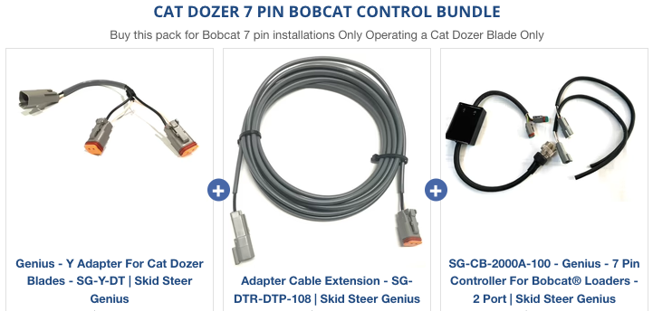 Bobcat 7 Pin CAN to Cat Dozer Control Kit – Skid Steer Genius