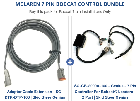 McLaren - Bobcat 7 Pin CAN Attachment Kit – Skid Steer Genius