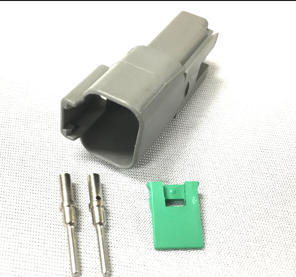 SG-FP2-2R - 2 Pin Power Plug - Deutsch 2R Adaptor – Skid Steer Genius